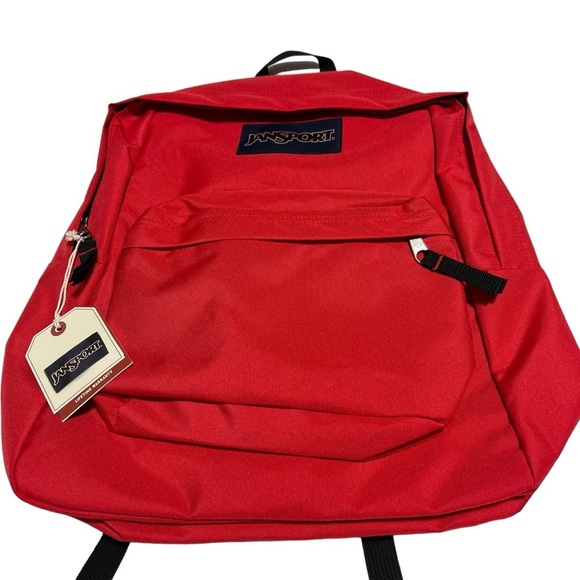 Jansport | Bags | Jansport Superbreak High Risk Red Backpack New Tags ...